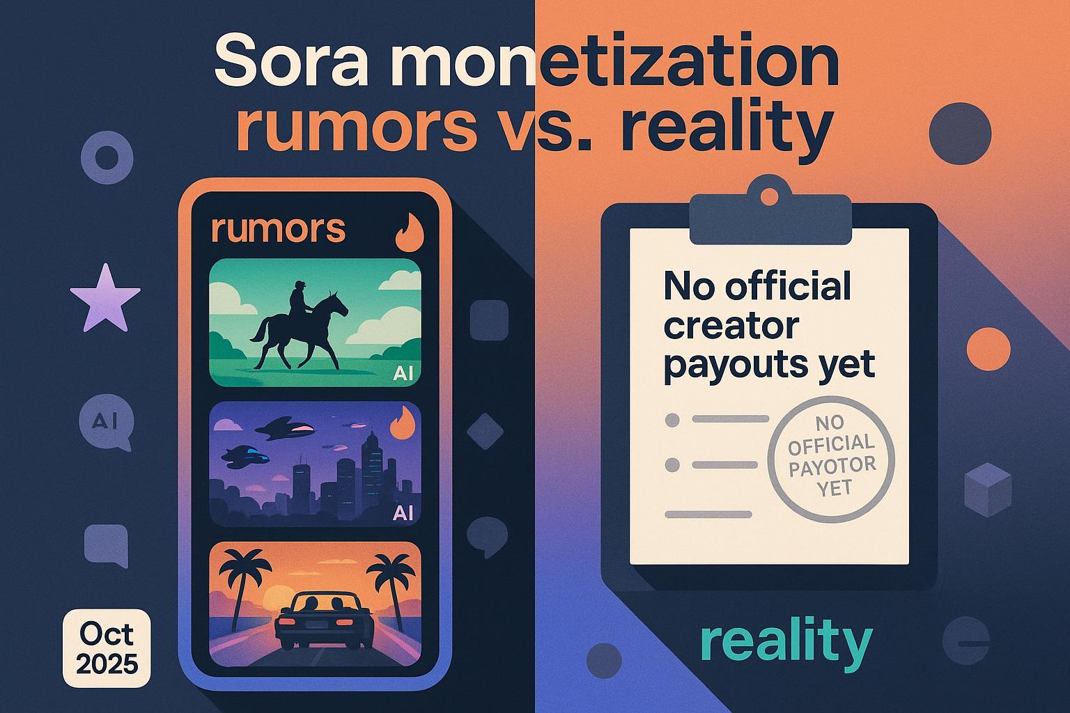 OpenAI Sora 2 Monetization Rumors vs Reality: Oct 2025 Update