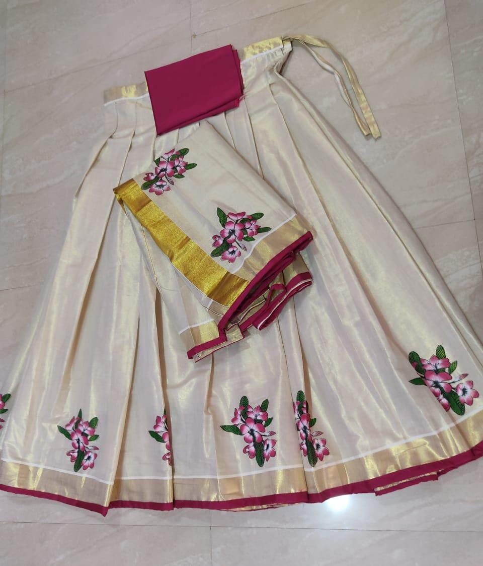 Balaramapuram Handloom Dhavani at Rithu Looms