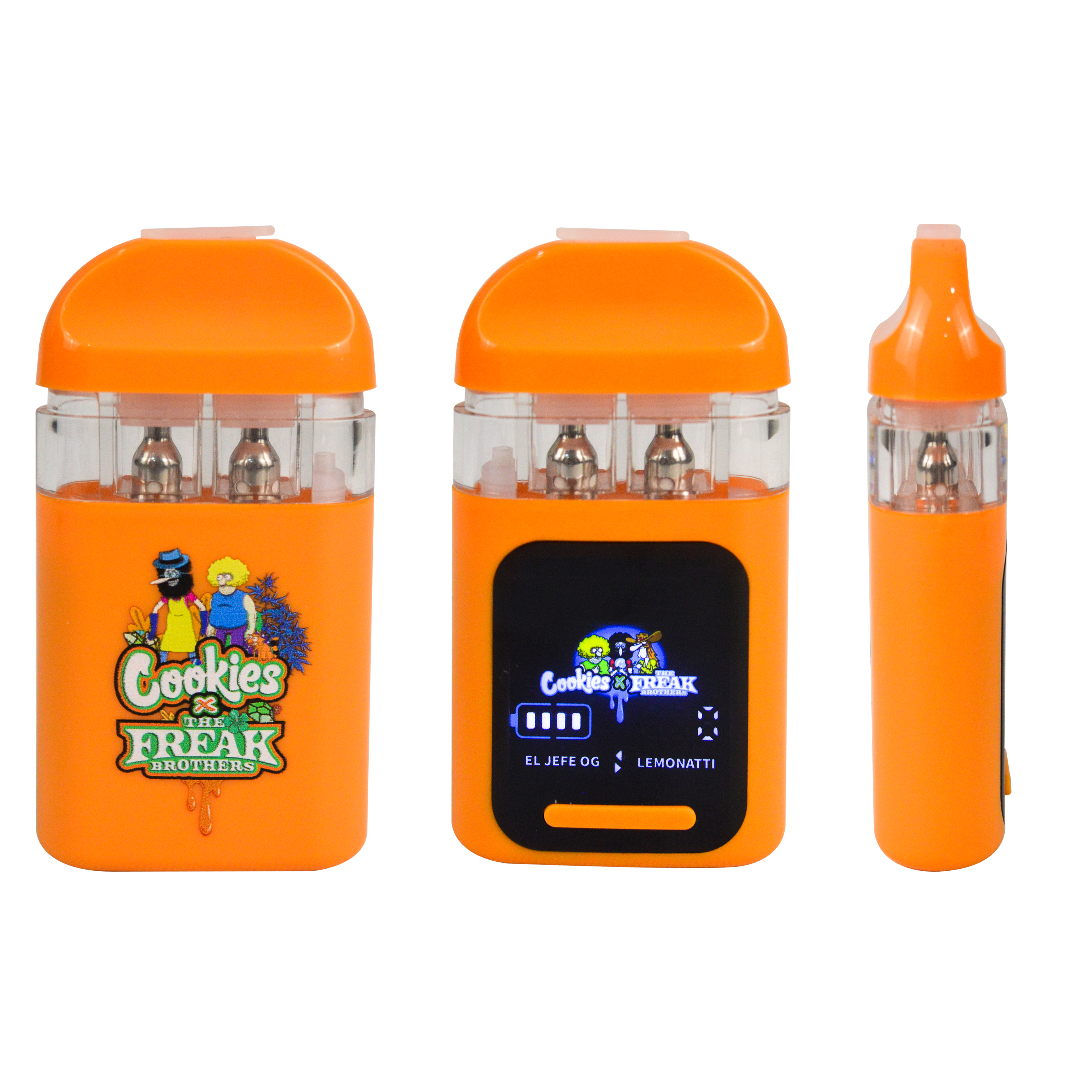 Cookies Freak V3 Vape Pens: Dual Flavor, Screen Display, and Empty ...