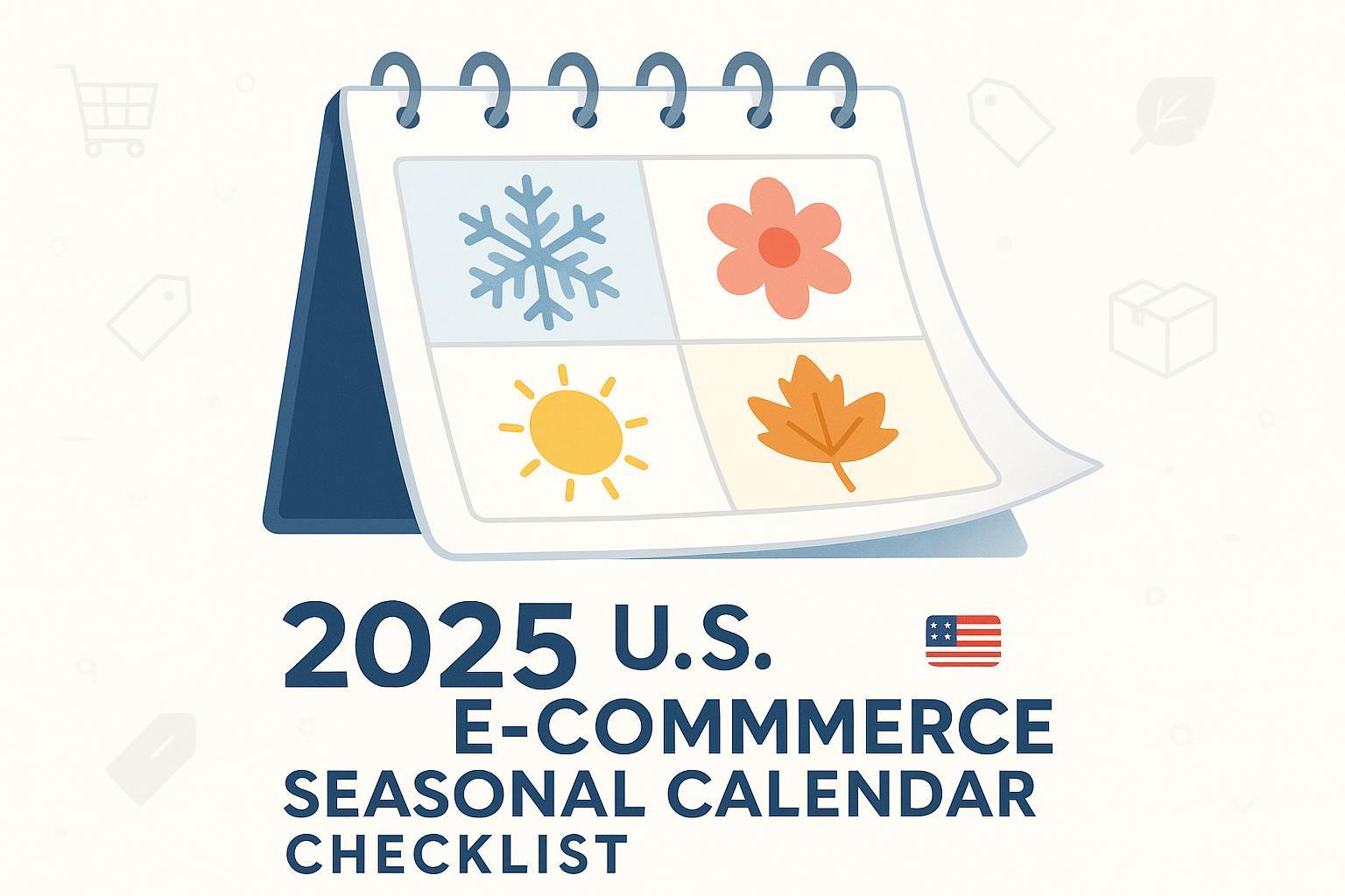 Ecommerce Seasonal Calendar 2025 Checklist: Key U.S. Retail Dates & Actions