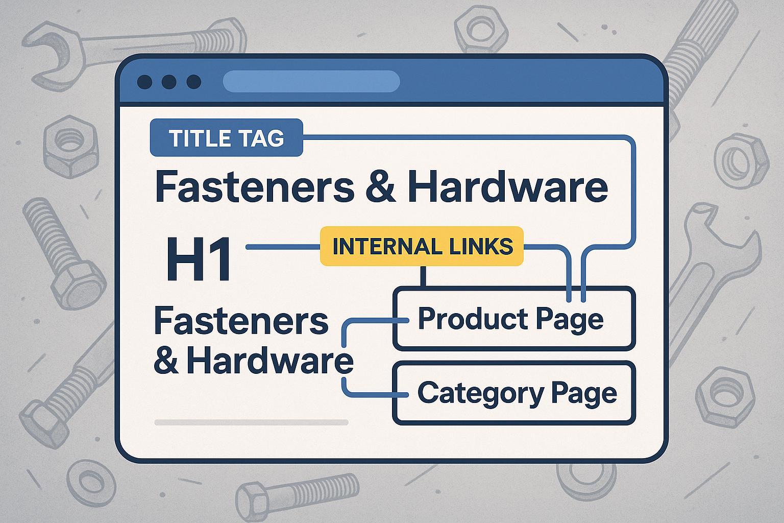 Fasteners & Hardware On-Page SEO Best Practices: Titles, H1s, Internal ...