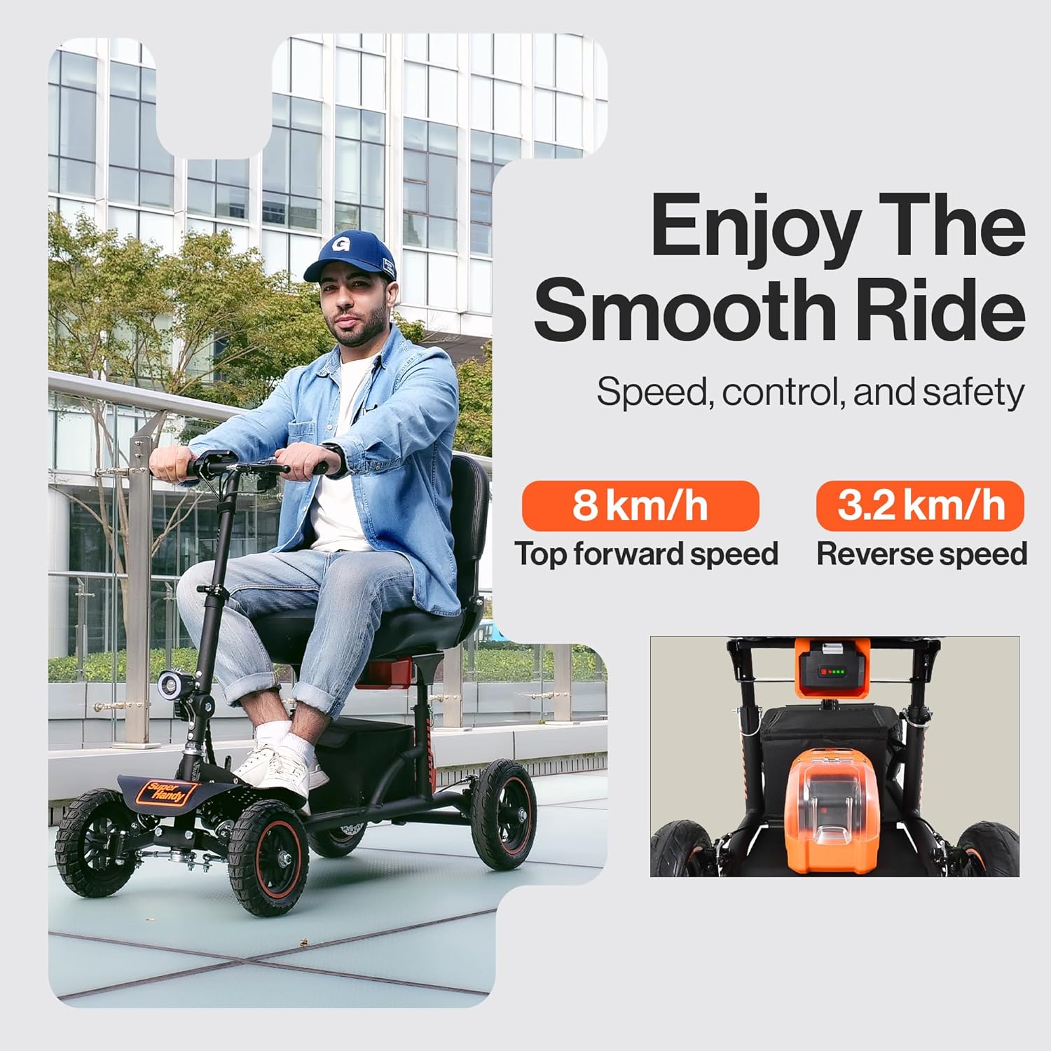 What features matter most in a 4-wheel folding mobility scooter