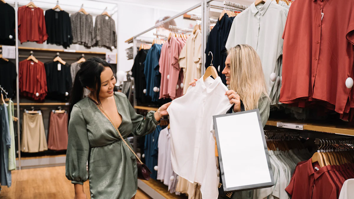 how to design a modern clothing store layout