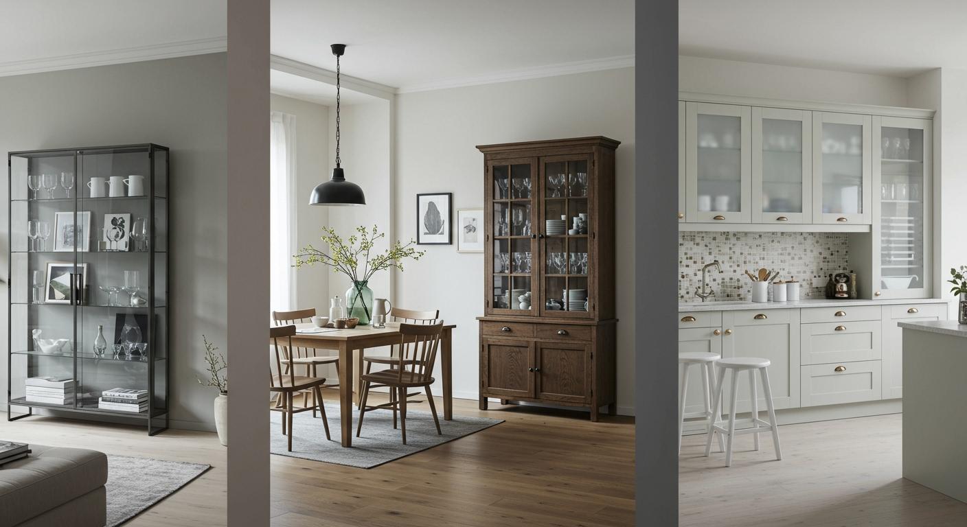 Glass Cabinet Styles and Designs for Every Space