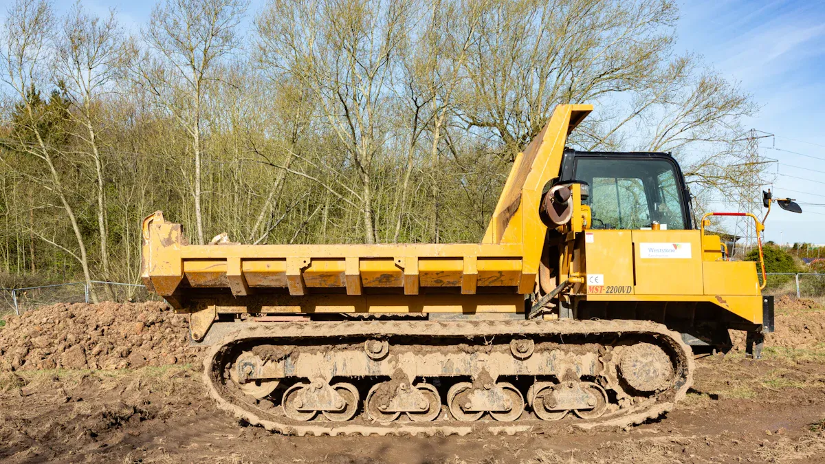 News - Why Dumper Rubber Tracks Dominate Mud, Sand, and Uneven Terrain ...