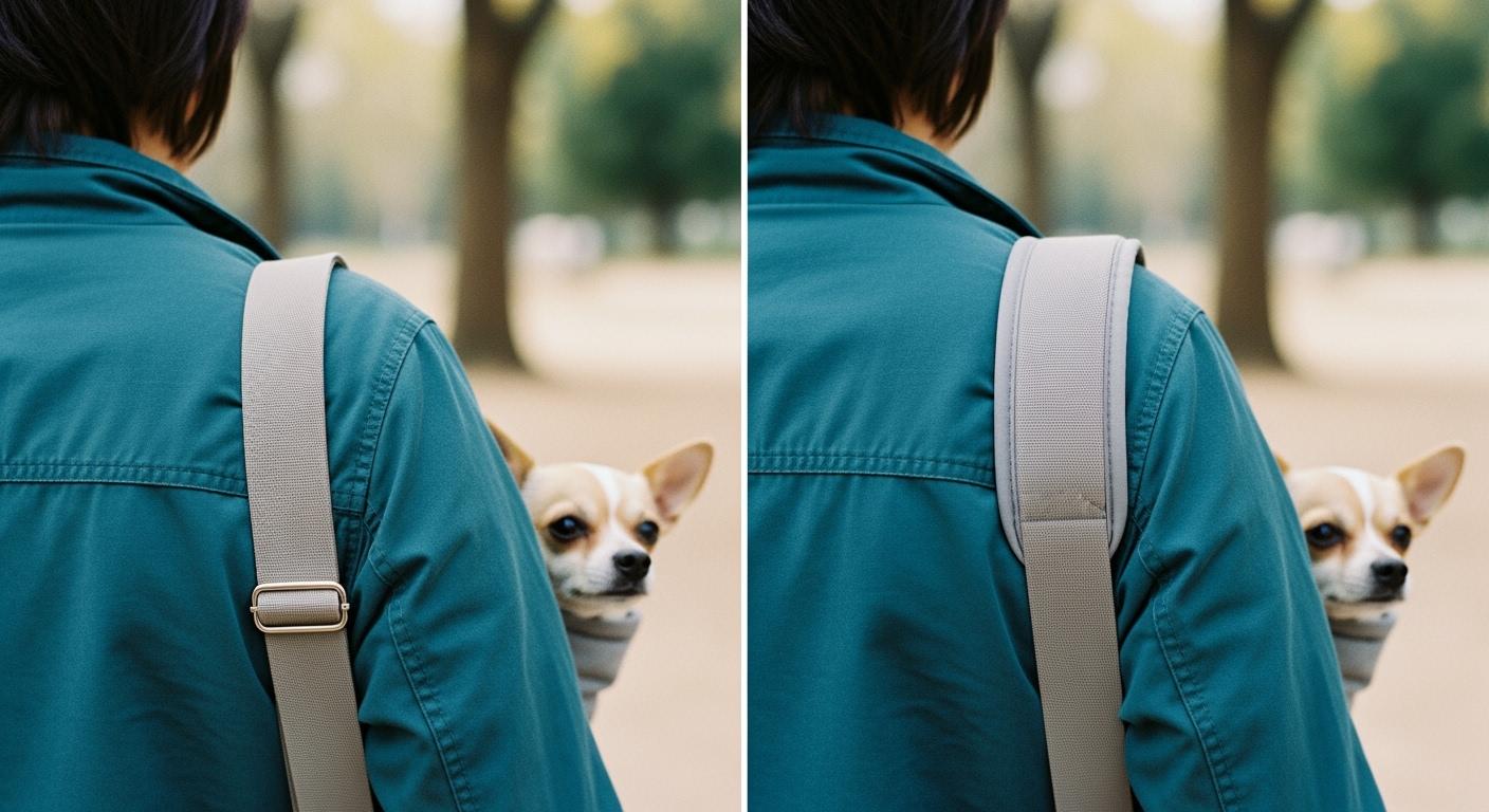 Dog Shoulder Carrier Strap Pressure: Width Versus Balance - StridePaw ...