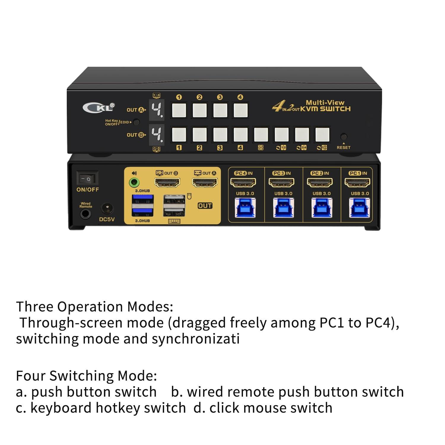 What Makes CKL Multi-Viewer KVM Switch Stand Out