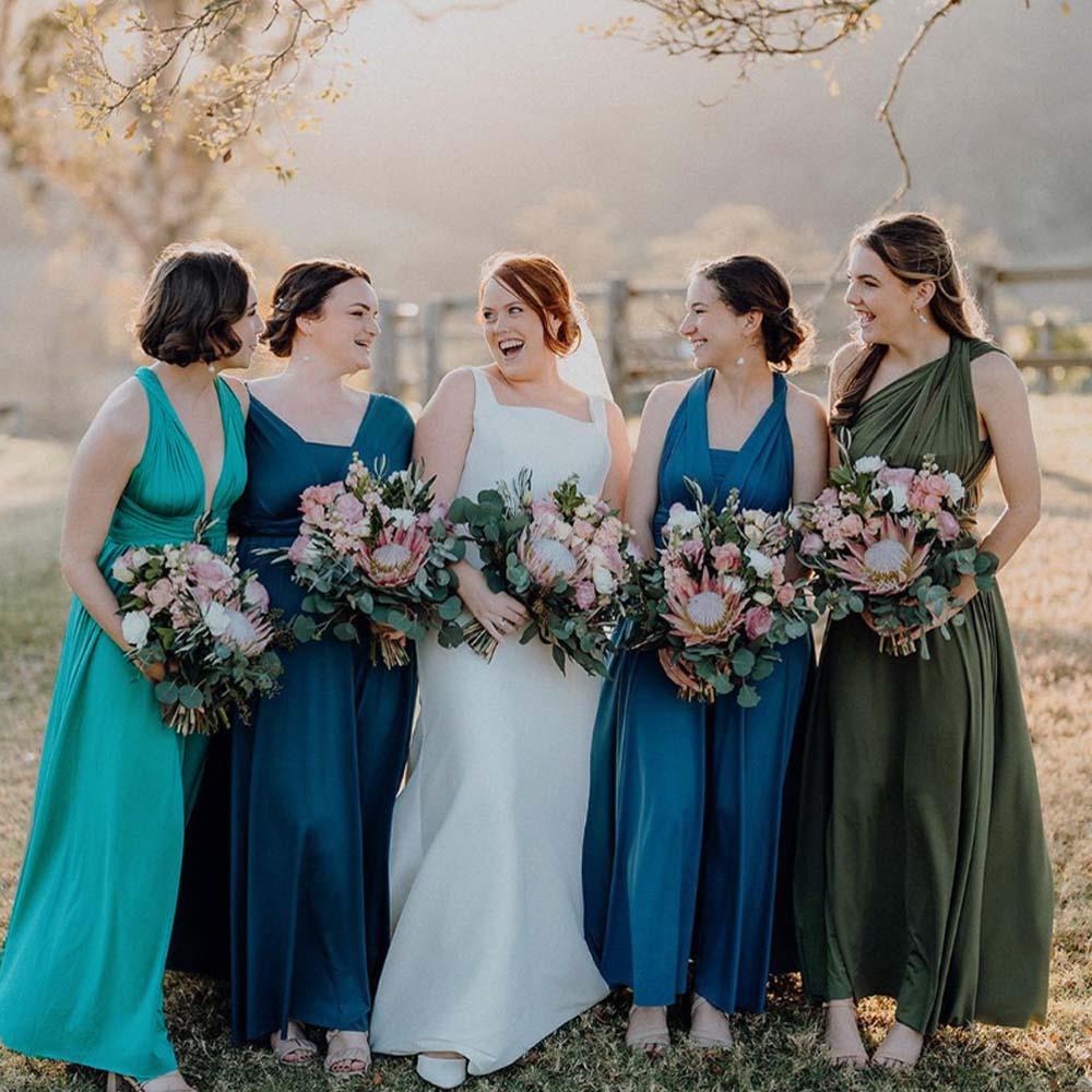 Infinity Dresses for Weddings Make Bridesmaid Dress Worries Disappear