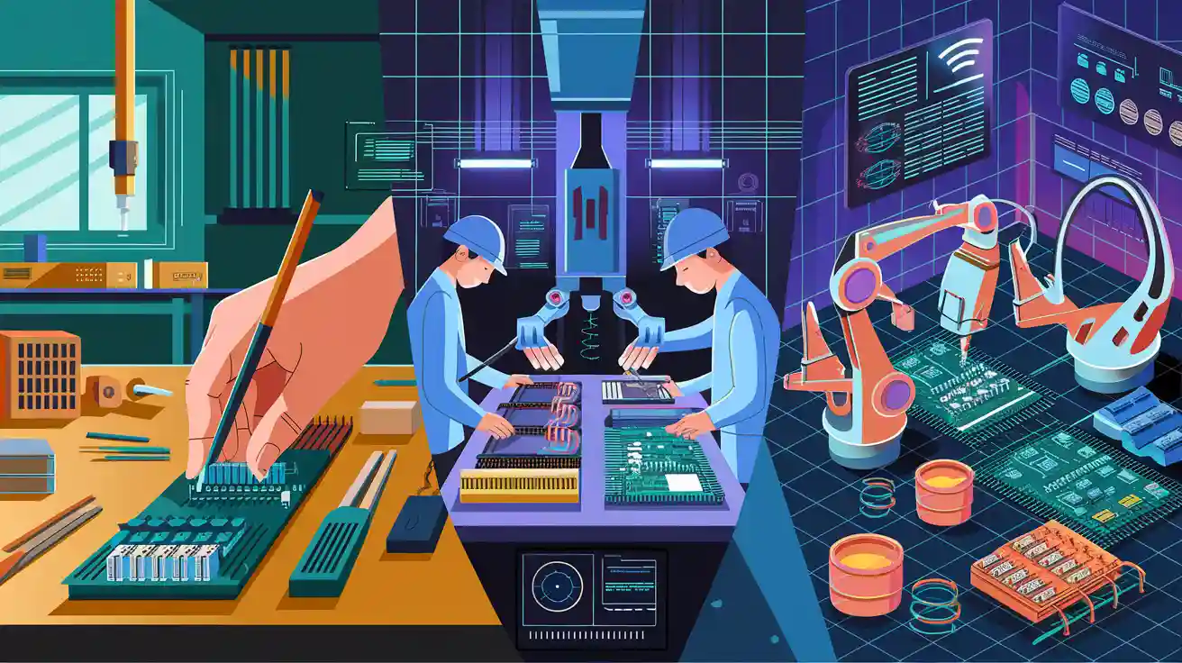 The Evolution of PCB Assembly Manufacturers from Manual to Smart ...