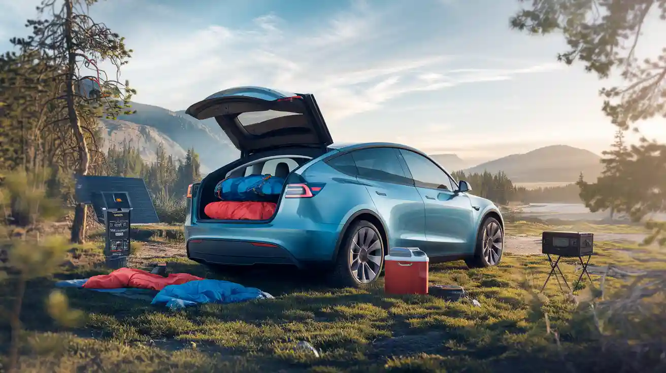 Tesla Model Y Camping Tips for 2025 - 10KWRAPS