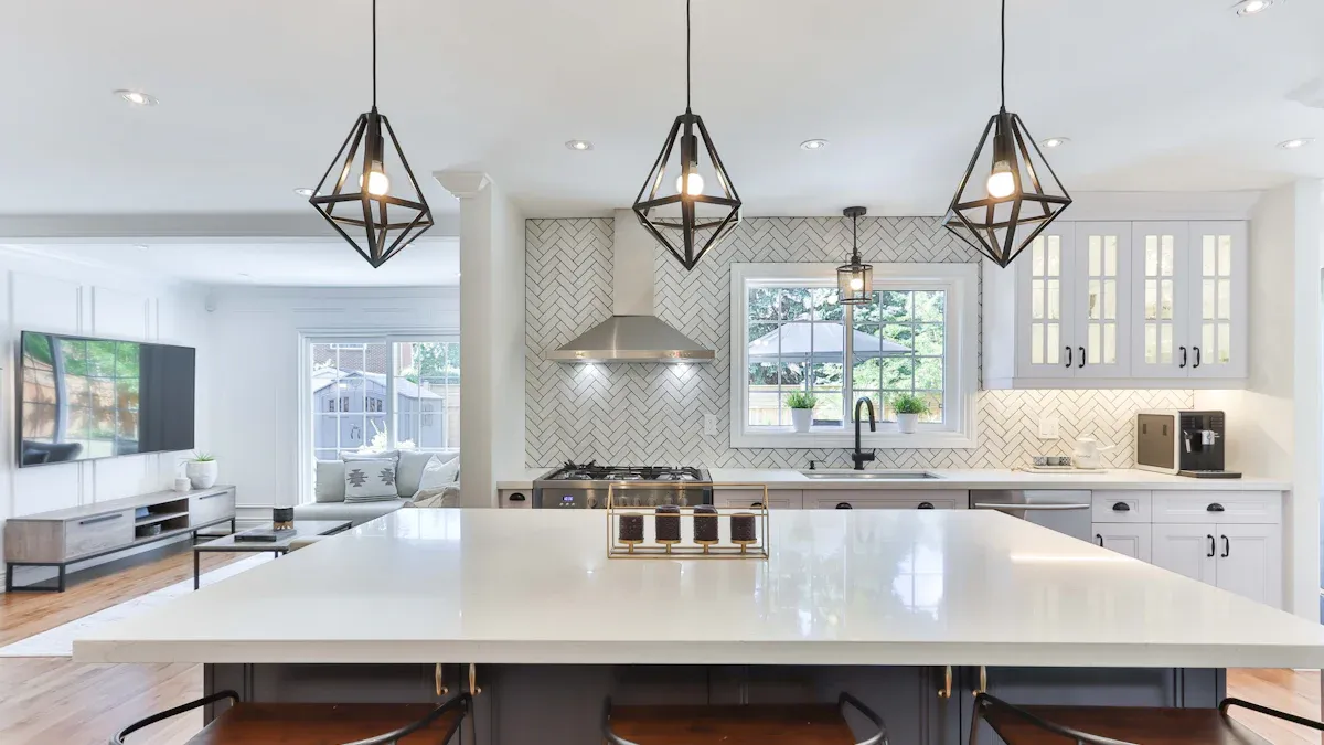How Pendant Lights Enhance Your Kitchen Sink Space